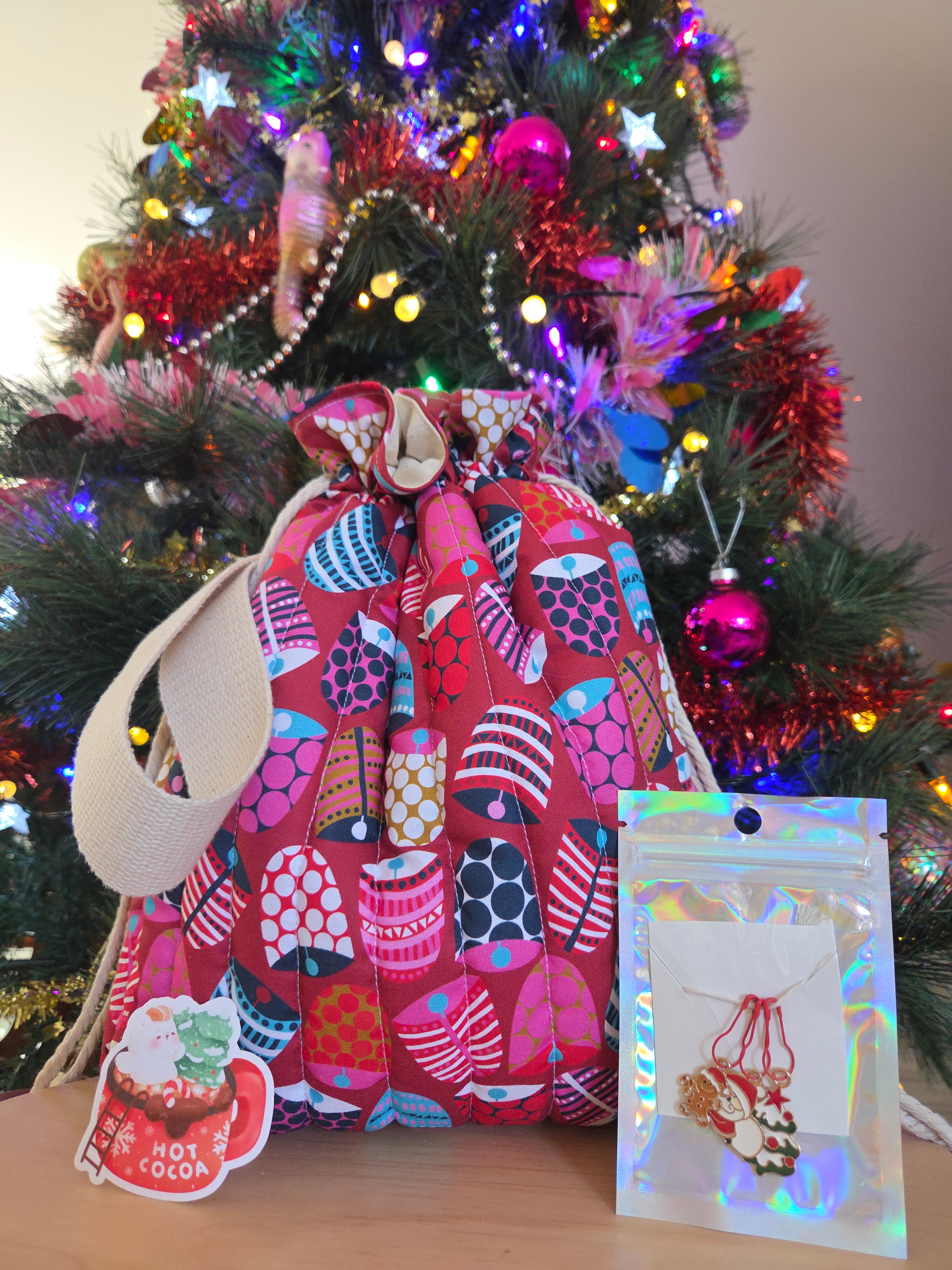 Jingle Bells Christmas Project Bag – Patil Knits