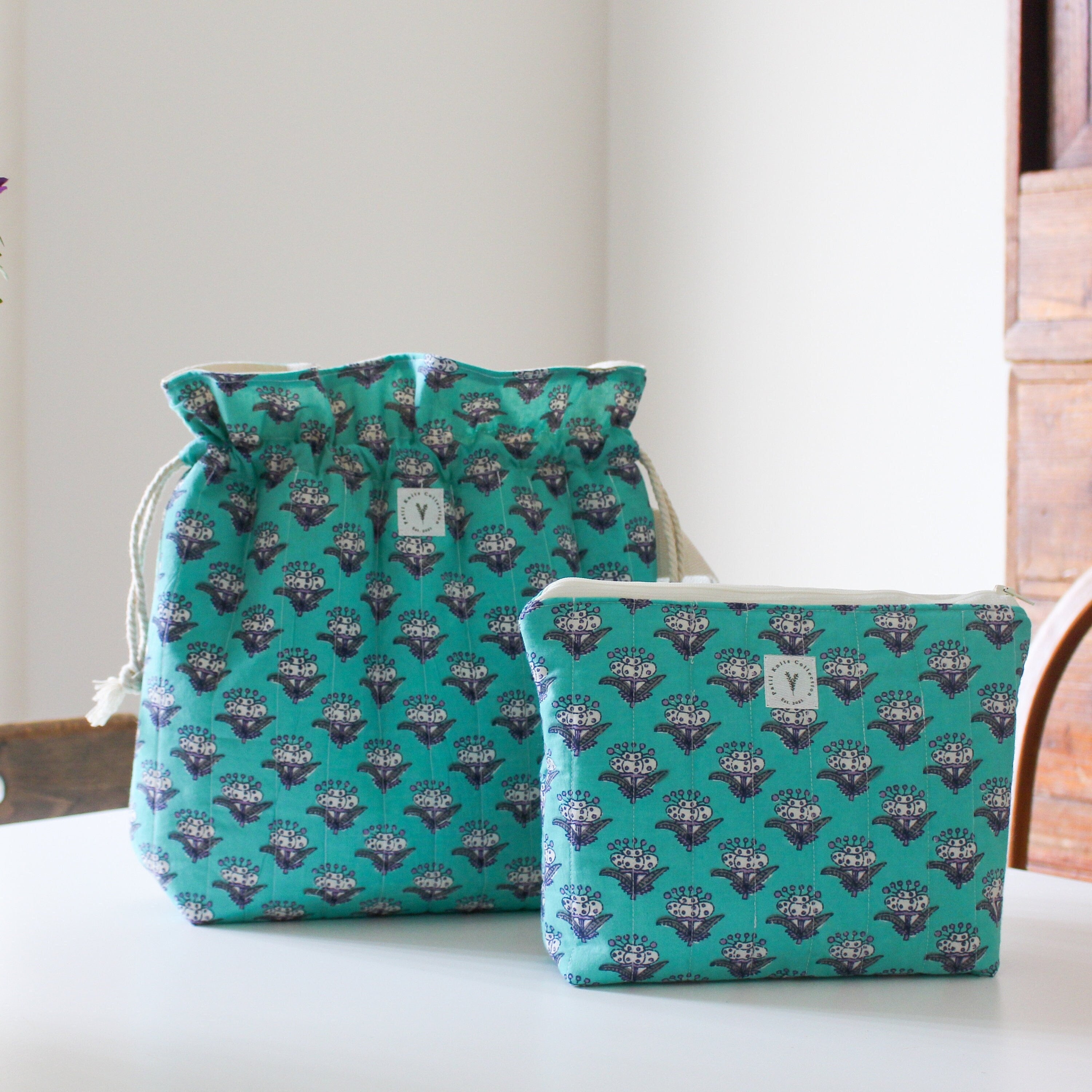 Quilted Project Bag Kits – Patil Knits